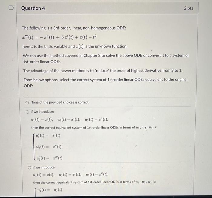 Solved HELPPP ASAPPPPPQuestion 4 The following is a | Chegg.com