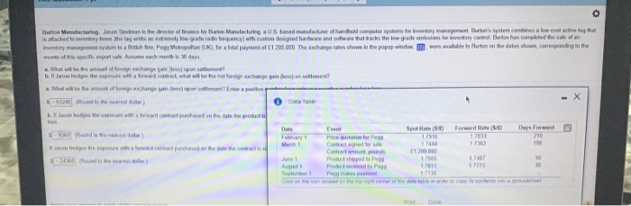 Burton Manufacturing Jason Stedman is the director of | Chegg.com