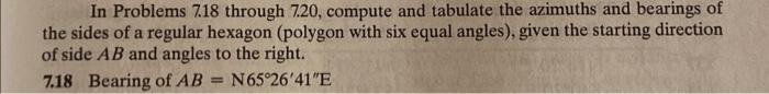 Solved In Problems 7.18 through 7.20, compute and tabulate | Chegg.com