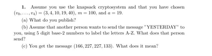Solved This is an advanced math question that involves the | Chegg.com
