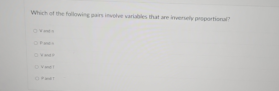 Solved Which of the following pairs involve variables that | Chegg.com