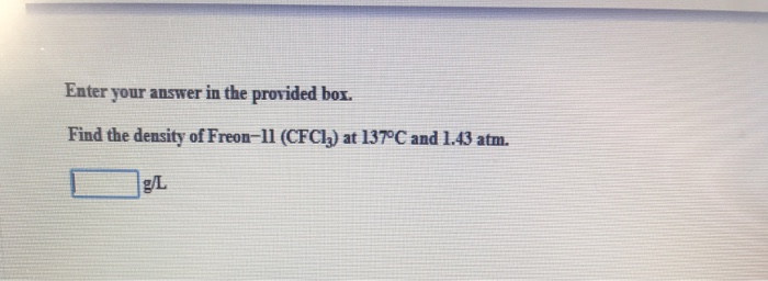 Solved Enter your answer in the provided box. Find the | Chegg.com