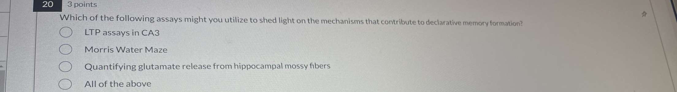 Solved 203 ﻿pointsWhich of the following assays might you | Chegg.com