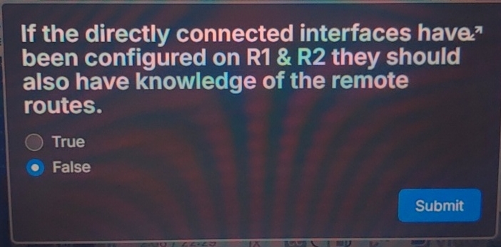 Solved If the directly connected interfaces have, been | Chegg.com