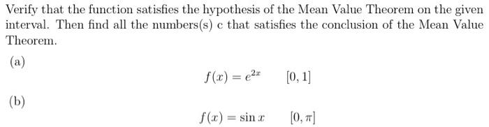 Solved Verify that the function satisfies the hypothesis of | Chegg.com