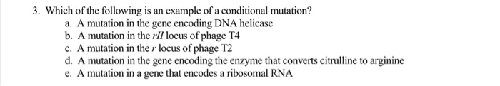 Solved 3. Which of the following is an example of a | Chegg.com