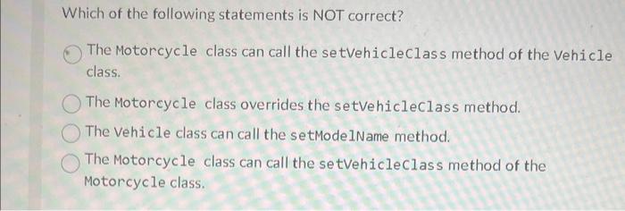 Solved Consider the following code snippet: public class | Chegg.com