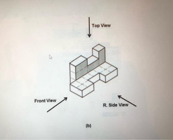 Solved Using AutoCAD draw necessary orthographic views on | Chegg.com