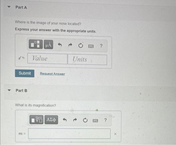 Solved Examining your image in a convex mirror whose radius | Chegg.com