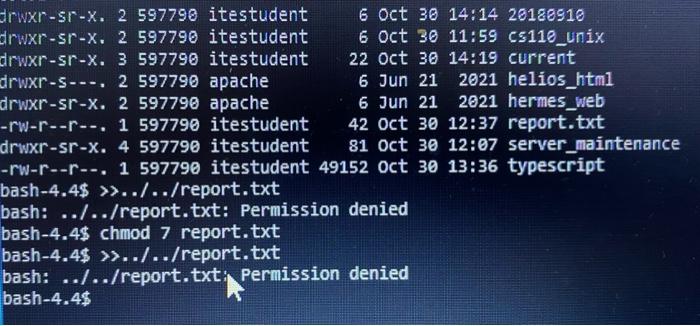Solved can you please see why it says access denied and how | Chegg.com