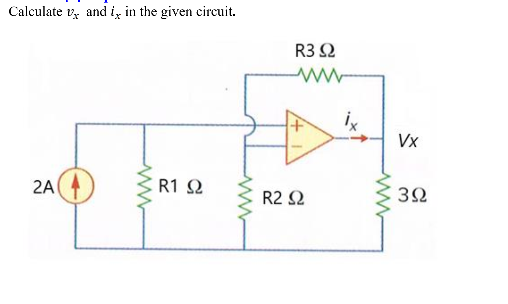 Solved Calculate v_(x) ﻿and i_(x) ﻿in the given | Chegg.com