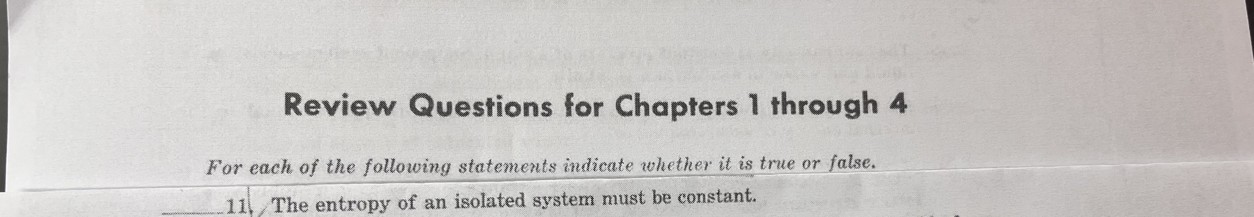 Solved Review Questions for Chapters 1 ﻿through 4For each of | Chegg.com