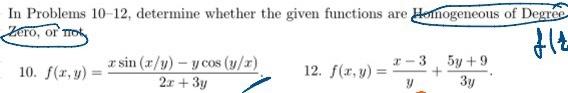 Solved In Problems 10-12, determine whether the given | Chegg.com