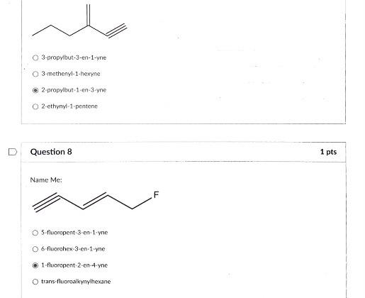 Solved 3-methenyl-1-hexyne 2-propylbut-1-en-3-yne | Chegg.com