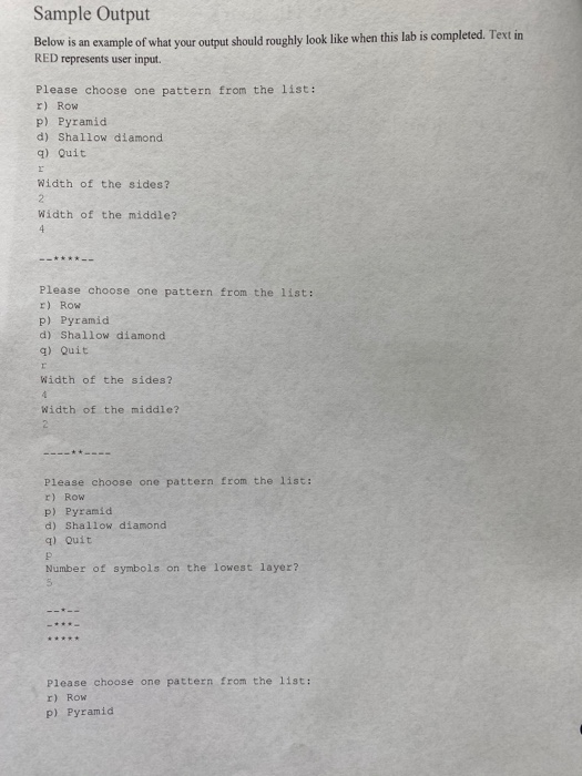 Solved Cse 110 Lab 5 Lab Topics More Loops And Nested Loops 2660