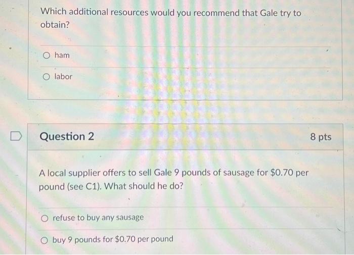 Solved Use the following problem statement to answer | Chegg.com