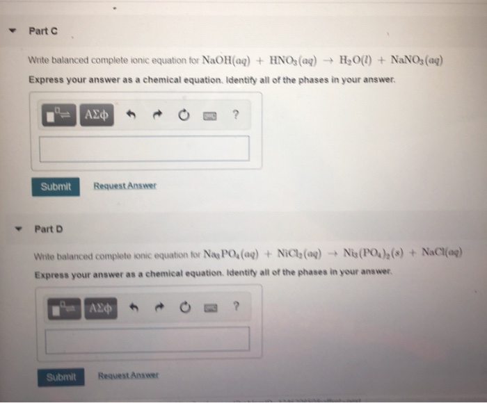 Solved Write balanced complete ionic equation for HCl(aq) | Chegg.com