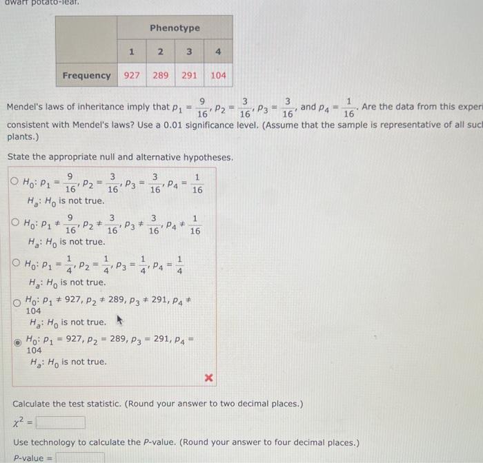 Solved Mendel's laws of inheritance imply that | Chegg.com