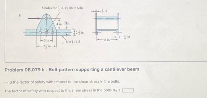 Solved Required information Problem 08.079 - Bolt pattern | Chegg.com