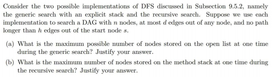Solved 9.5.2 Recursive Depth-First Search Our code for | Chegg.com