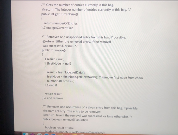 Solved Consider The Definition Of Linkedbags Add Method