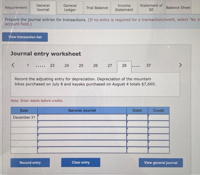 Solved Prepare the journal entries for transactions. (If no | Chegg.com