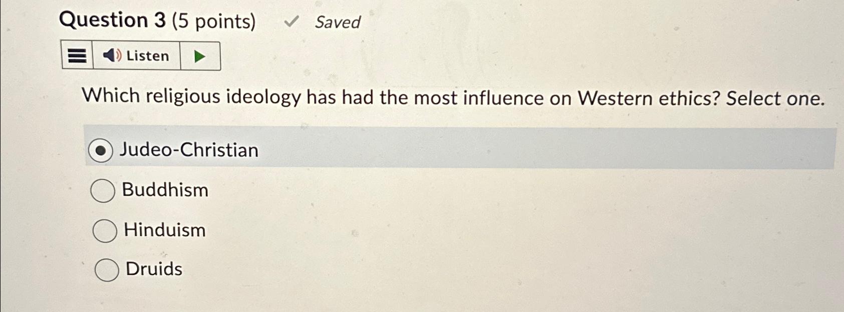 Solved Question 3 (5 points) SavedListenWhich religious | Chegg.com Solved Question 3 (5 points) SavedListenWhich religious | Chegg.com