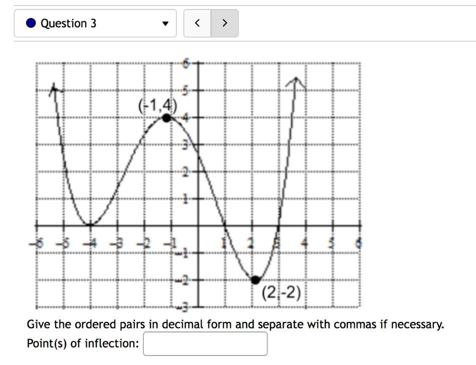 Solved Give the ordered pairs in decimal torm and separate | Chegg.com