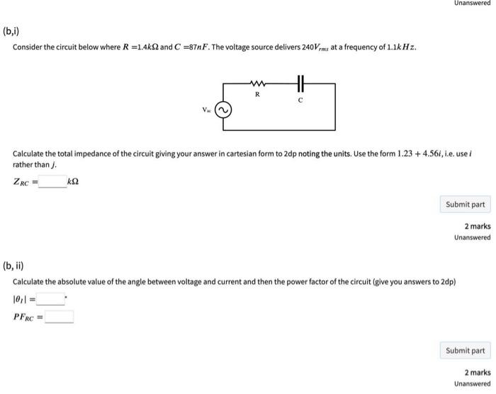 Solved In this question give your answers to 2dp unless | Chegg.com