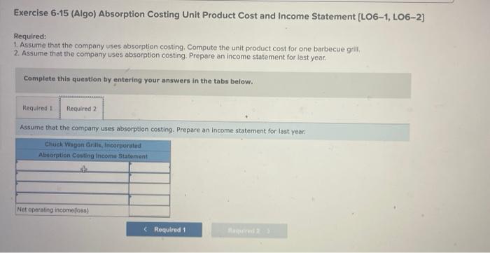 Solved Required information SB Exercise 6-14 through | Chegg.com