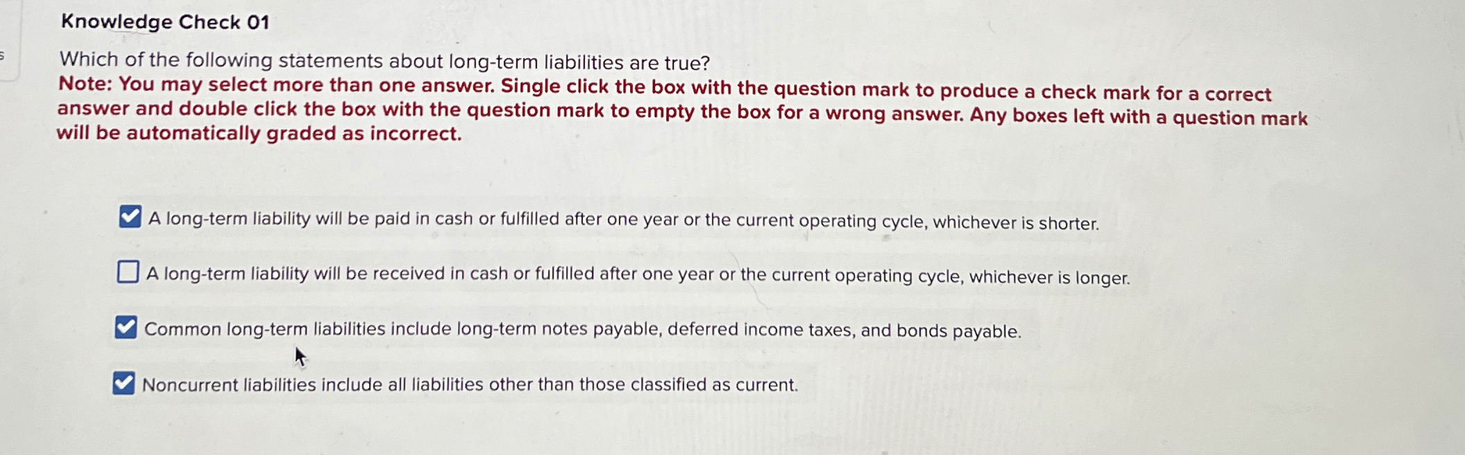 Solved Knowledge Check 01Which of the following statements | Chegg.com