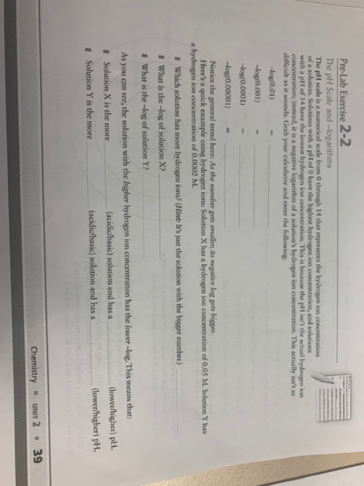 Solved Pre-Lab Exercise 2-3 Chemical Bonding One of the more | Chegg.com
