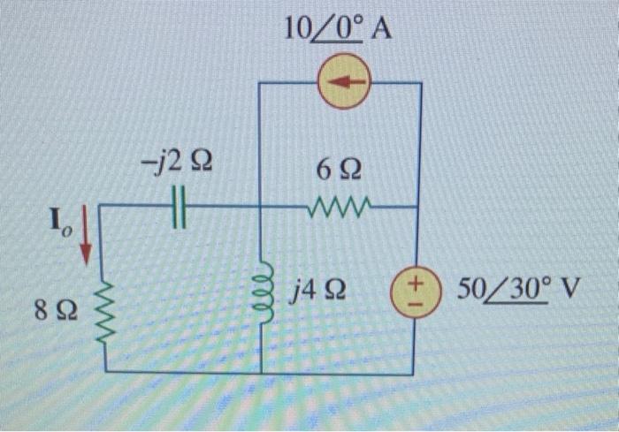 Solved Find Io using superposition theorem | Chegg.com
