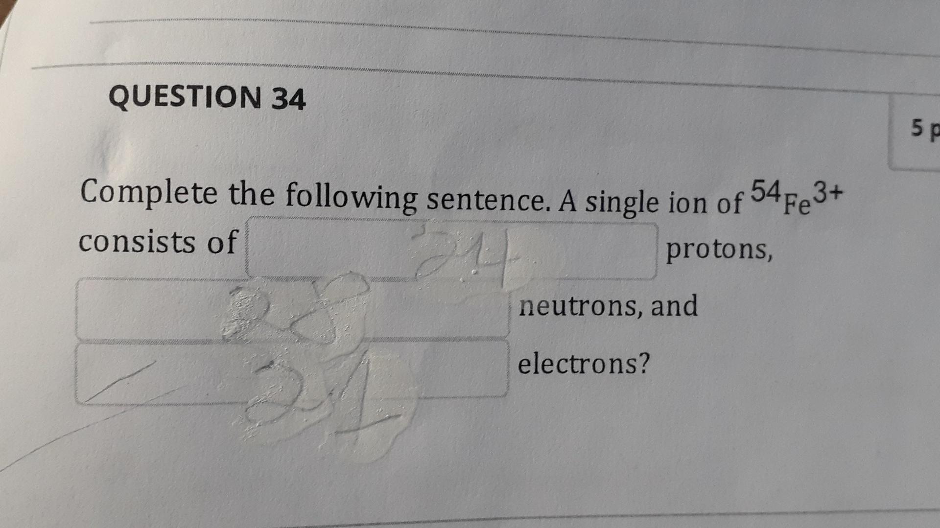 Solved Complete the following sentence. A single ion of | Chegg.com
