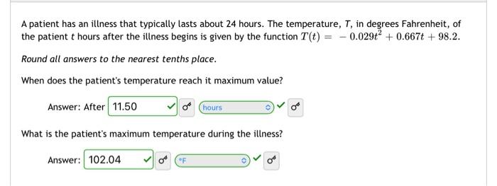 Solved A patient has an illness that typically lasts about | Chegg.com
