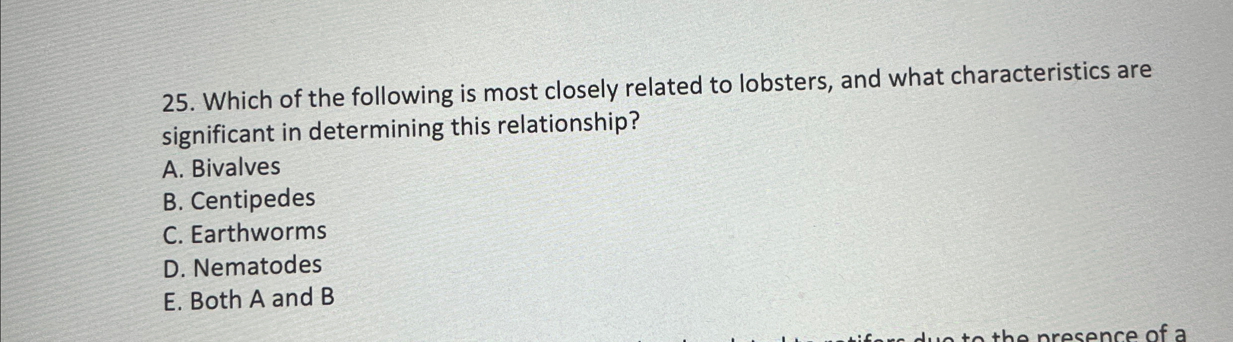 Solved Which of the following is most closely related to | Chegg.com