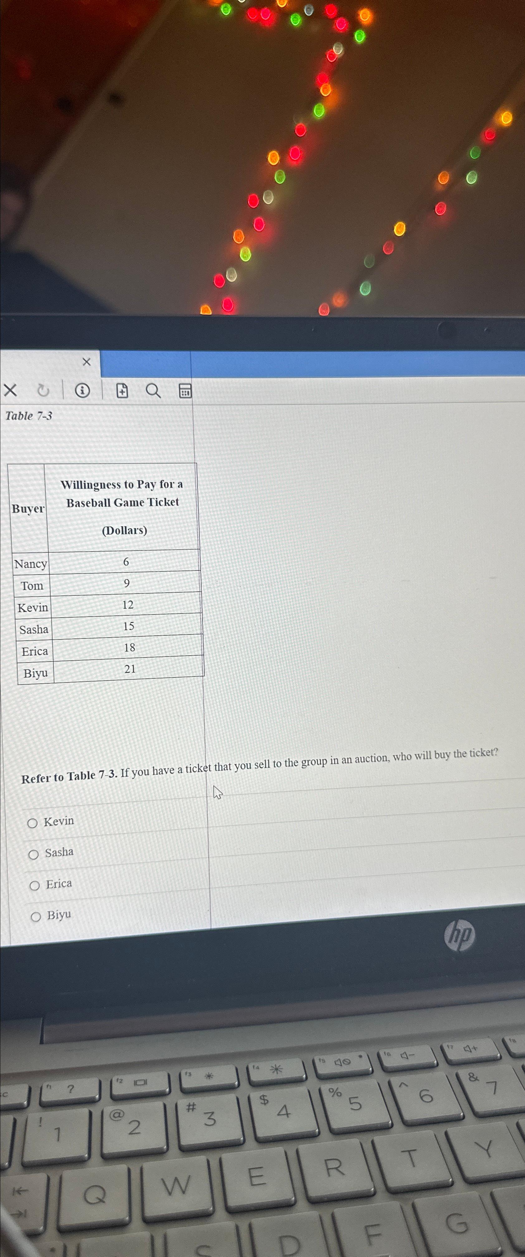 Solved Table 7-3\table[[Buyer,\table[[Willingness to Pay for | Chegg.com Solved Table 7-3\table[[Buyer,\table[[Willingness to Pay for | Chegg.com