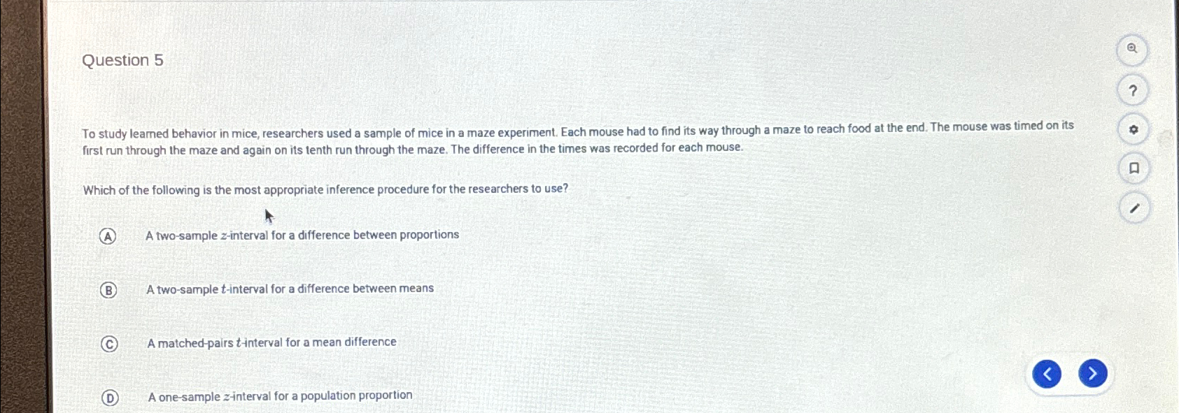 Solved Question 5?first run through the maze and again on | Chegg.com