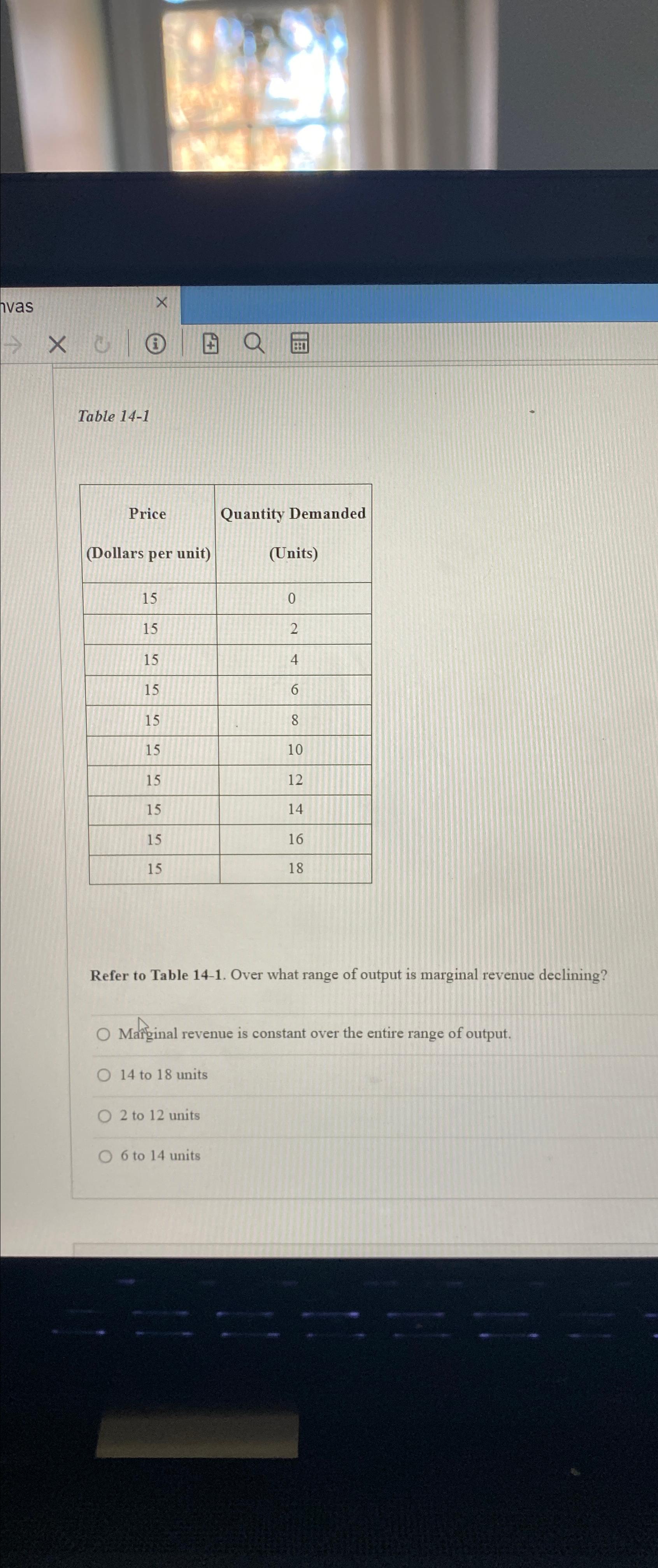 Solved Table 14-1\table[[Price,\table[[Quantity | Chegg.com Solved Table 14-1\table[[Price,\table[[Quantity | Chegg.com