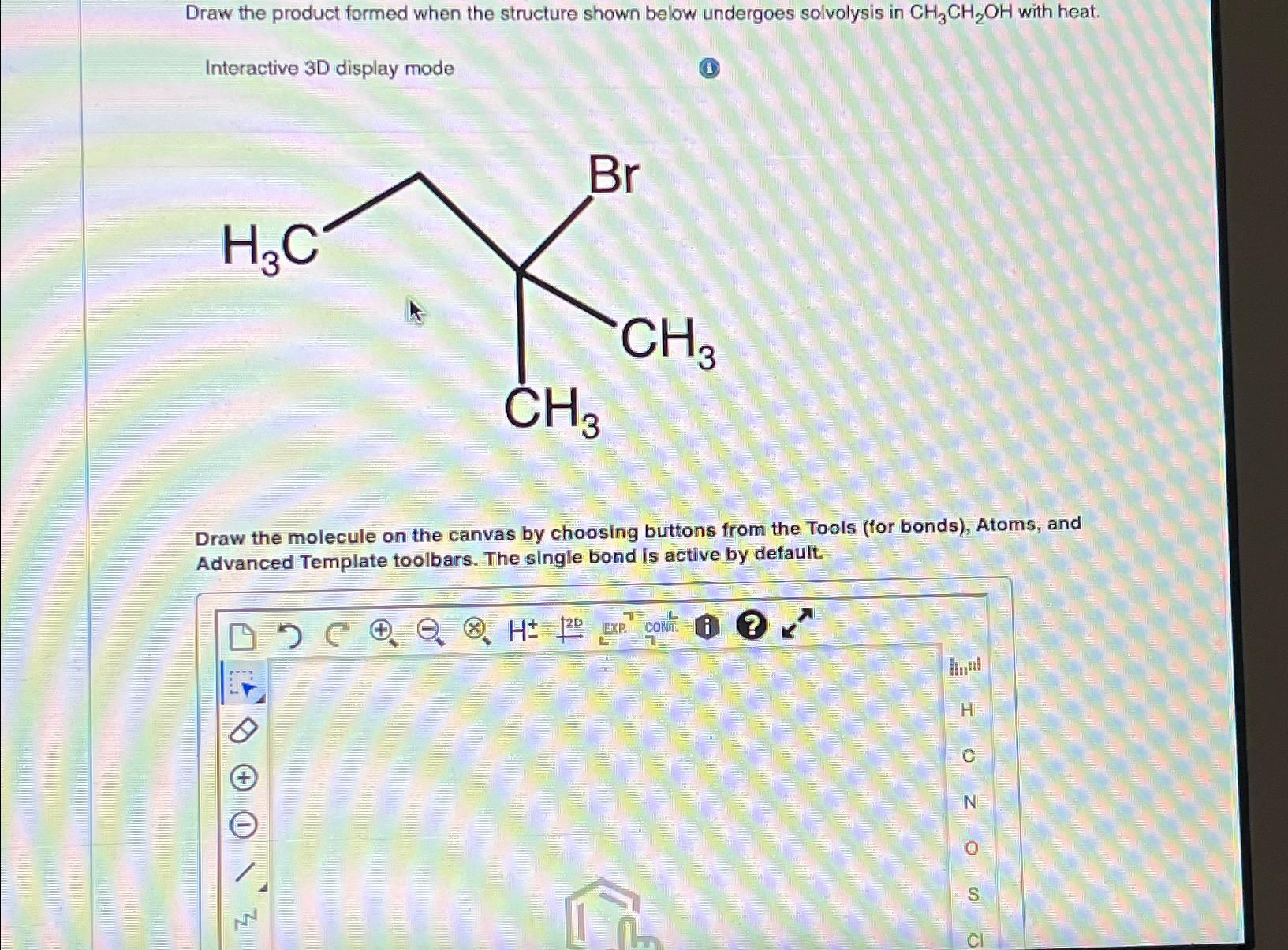 Solved Draw the product formed when the structure shown | Chegg.com