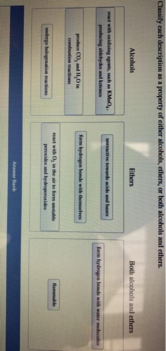Solved Classify each description as a property of either | Chegg.com