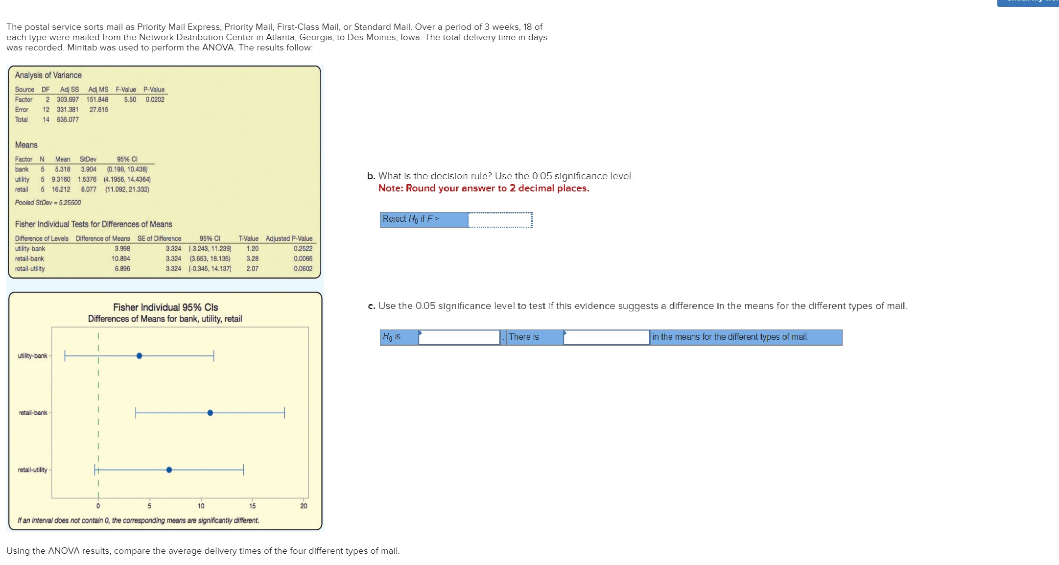 Solved The postal service sorts mail as Priority Mail | Chegg.com