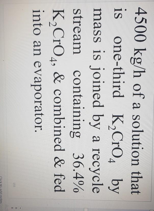 Solved Example 4.5-2 : Flowchart of a steady-state process | Chegg.com