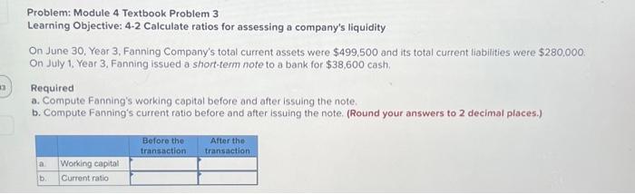 Solved Problem: Module 4 Textbook Problem 3 Learning | Chegg.com