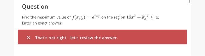 Solved Calculus 3 problem involving lagrange multipliers. | Chegg.com