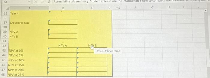 Solved (Use cells A6 to C20 from the given information to | Chegg.com