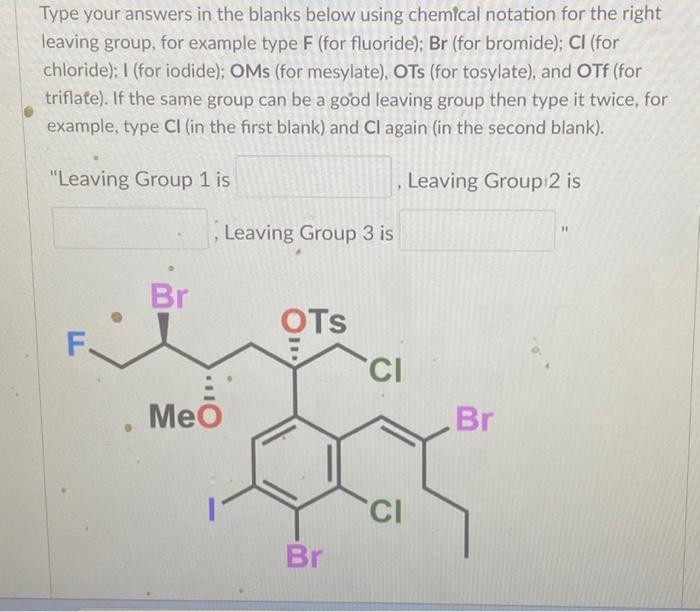 Solved Select ONLY those GOOD LEAVING GROUPS which can be | Chegg.com