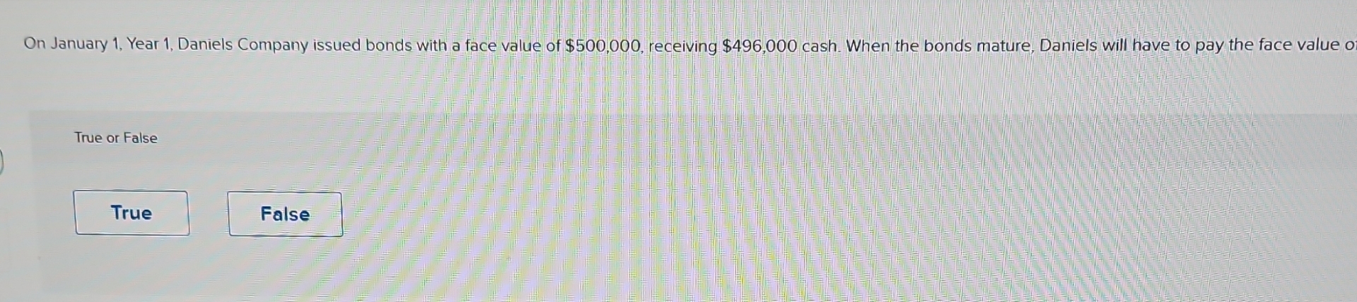 Solved On January 1, ﻿Year 1, ﻿Daniels Company issued bonds | Chegg.com