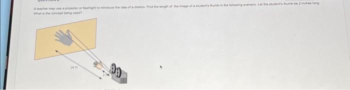 Solved A teacher may use a projector or flashlight to | Chegg.com