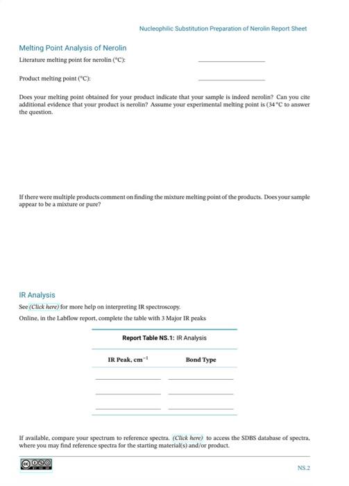 Solved Nucleophilic Substitution Preparation of Nerolin Draw | Chegg.com